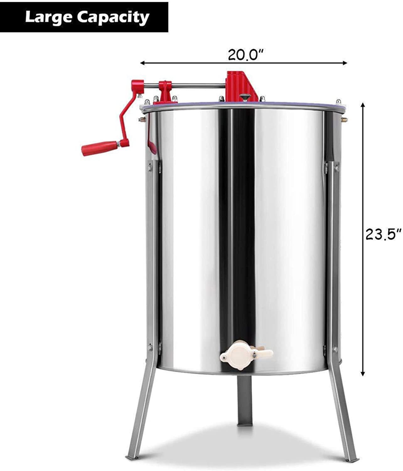 4-frame Manual Honey Extractor – BeeBrill-Beehive Equipment Factory