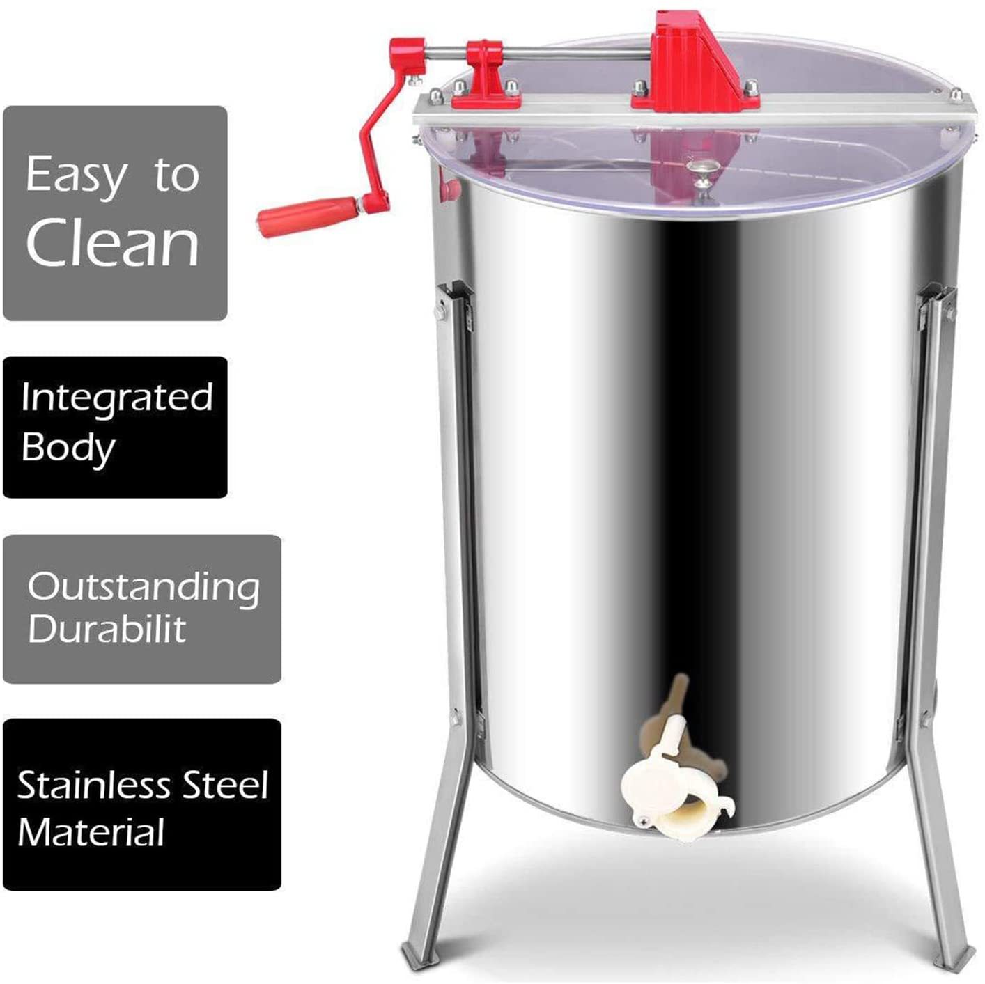 4-frame Manual Honey Extractor – BeeBrill-Beehive Equipment Factory