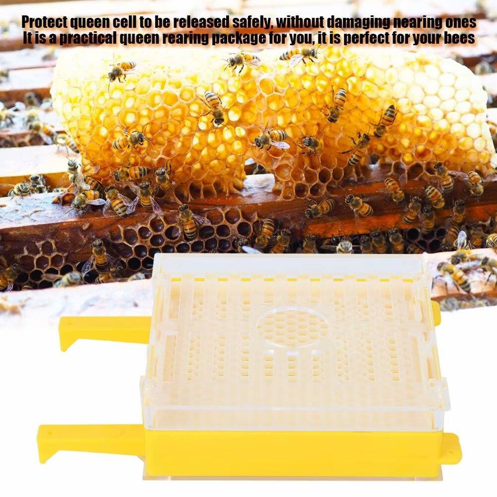 Beekeeping Queen Rearing Kit with Plastic Marking Cage, Cell Cups, and ...