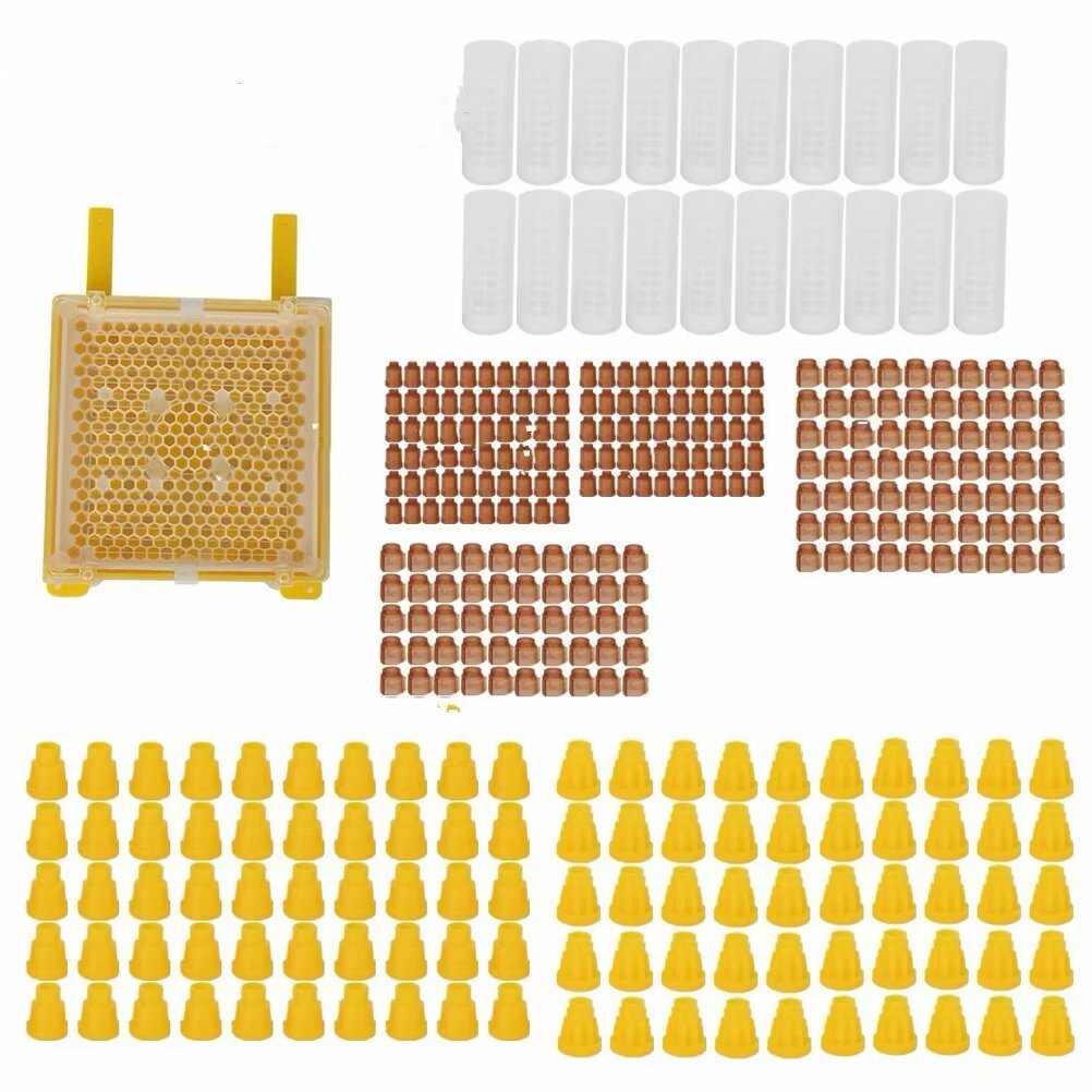 Beekeeping Queen Rearing Kit with Plastic Marking Cage, Cell Cups, and ...